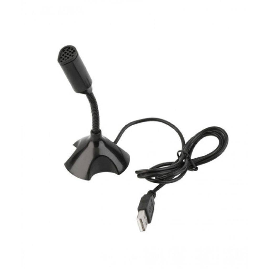USB Stand Mic Mini Adjustable Desktop Microphone 360 Movable ...