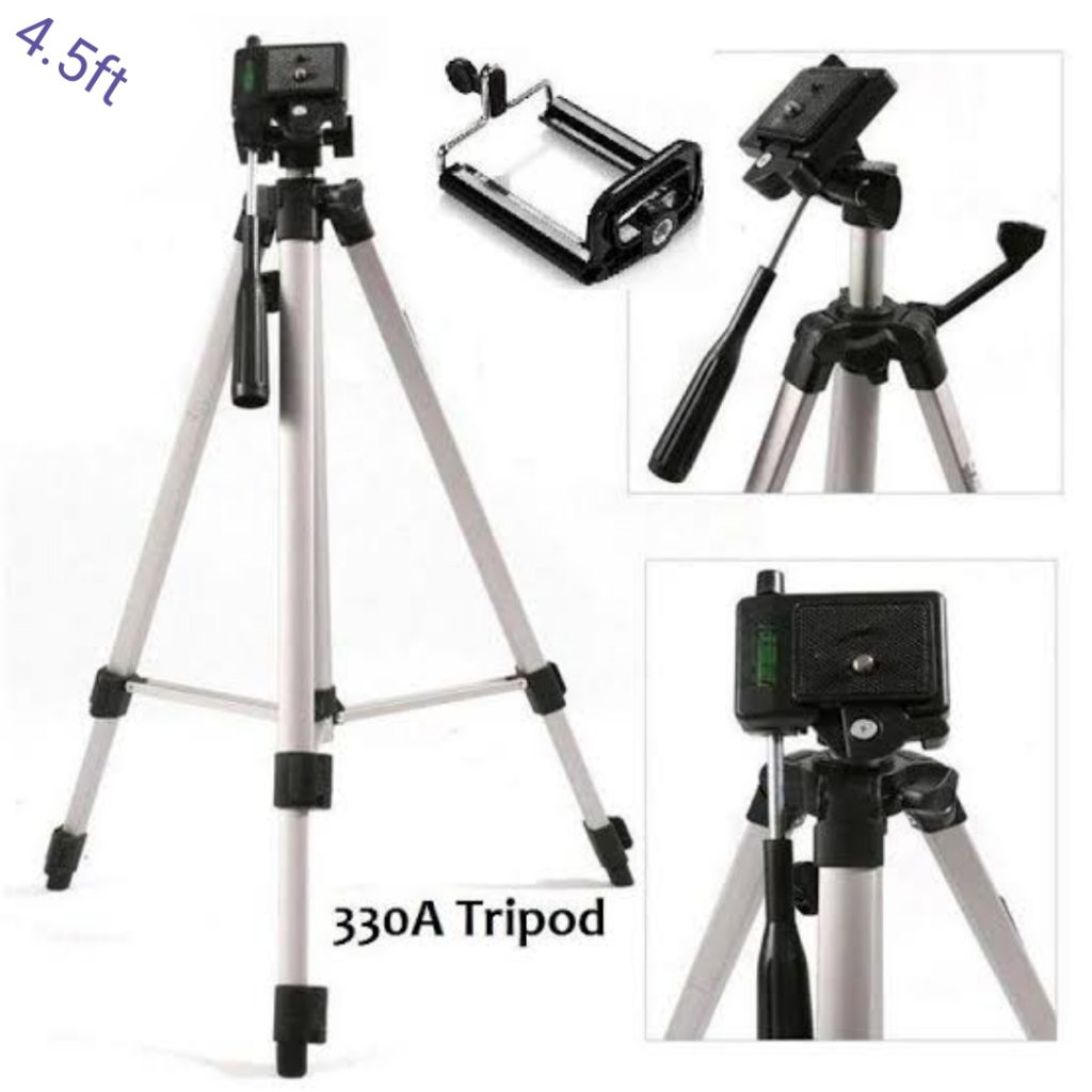 TRIPOD CAMERA STAND 330A FOR MOBILE & CAMERA – TrustStore.pk