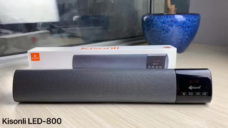 Kisonli Wireless Bluetooth Clock Speaker LED-800 – TrustStore.pk